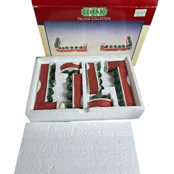 Lemax | Holiday | Lemax Village Collection Porcelain Brick Wall Set Of ...